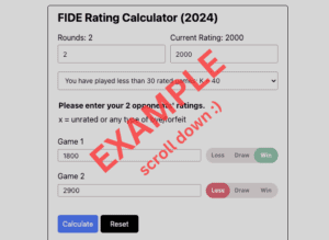 The Best FIDE Rating Calculator (2025) » Chess Intellect